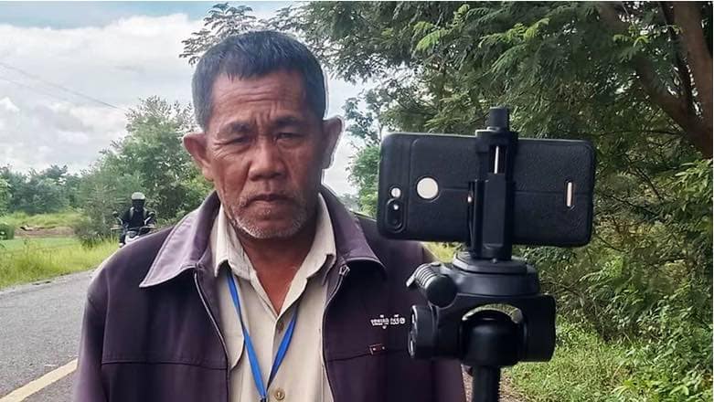 Giornalisti locali cambogiani dopo la morte di Chheung Chheng