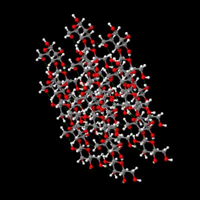 La struttura della cellulosa naturale