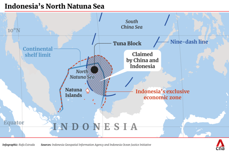 Natuna settentrionali: Indonesia e Cina si confrontano in mare
